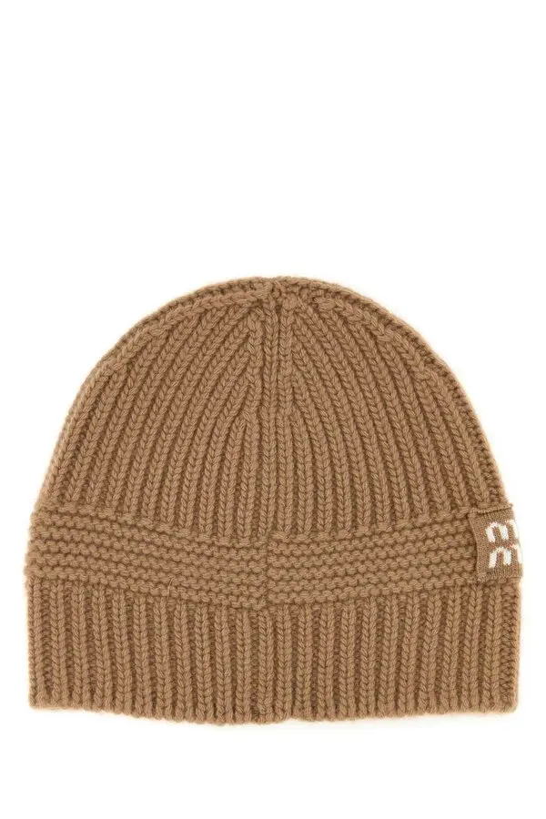 Miu Miu Ribbed Beanie Hat