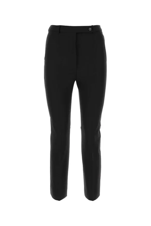 Sportmax Wool Navetta Trousers - Black
