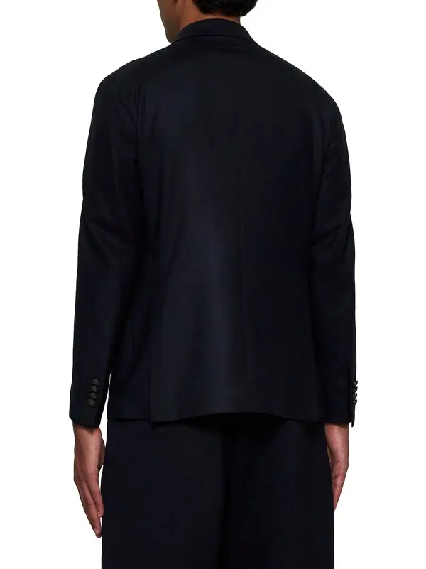 Tagliatore Montecarlo Wool And Cashmere Blazer