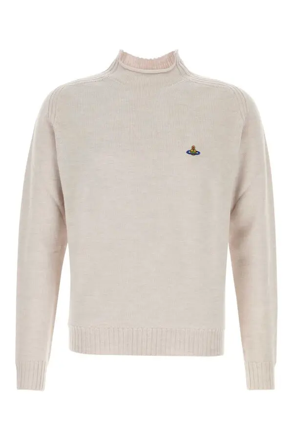 VIVIENNE WESTWOOD Merino Wool Fisherman Sweater - Brown