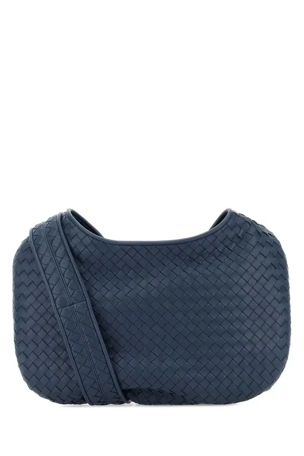 Bottega Veneta Air Force Nappa Leather Veneto Crossbody Bag - Blue