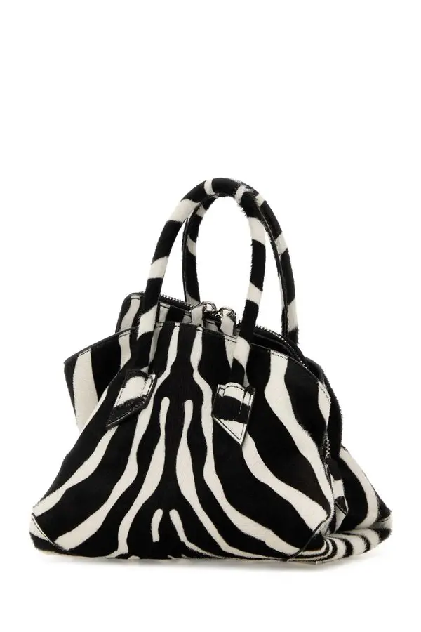 Attico Printed Calf Hair Mini La Passeggiata Handbag - Multicolor