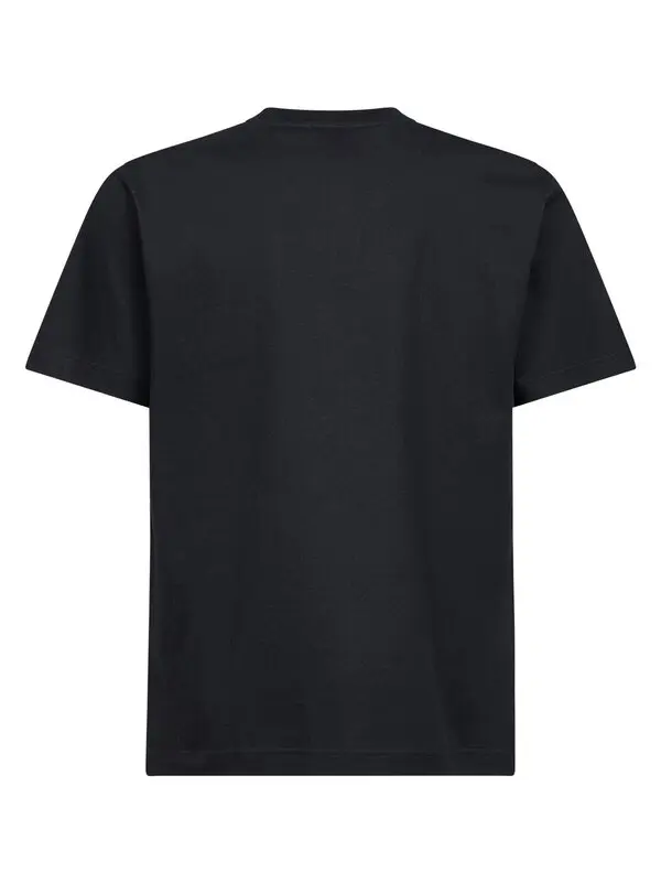 Burberry Black Cotton Logo T-shirt - Multicolor
