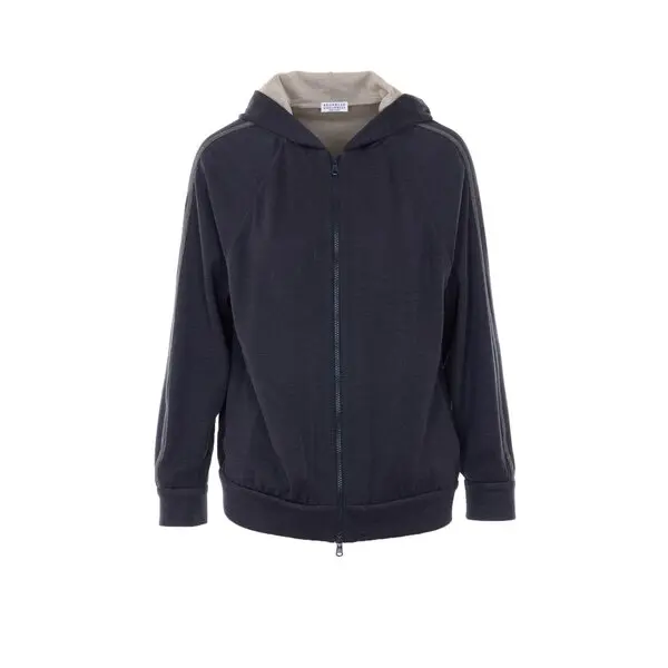 Brunello Cucinelli Zipped Hooded Sweatshirt