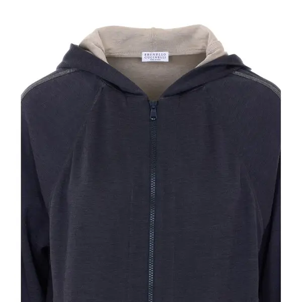 Brunello Cucinelli Zipped Hooded Sweatshirt
