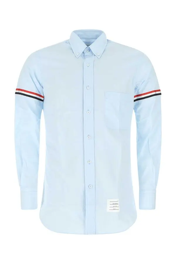Thom Browne Powder Cotton Shirt - Blue
