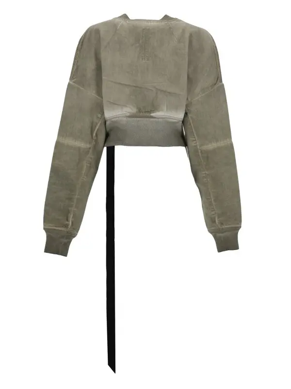 Rick Owens Denim Flight Bomber Jacket - Brown