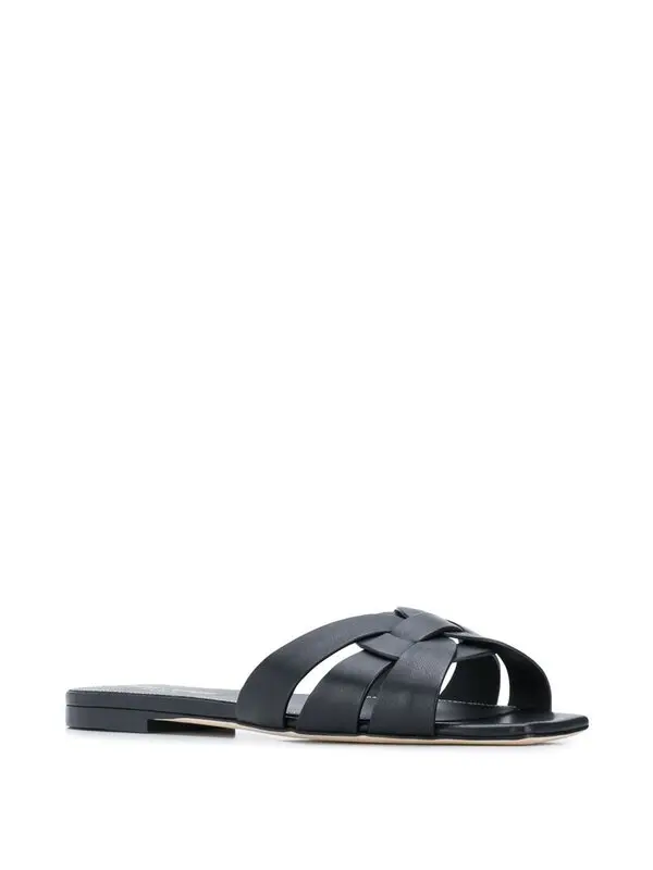Saint Laurent Tribute Nu Pieds Leather Sandals - Multicolor