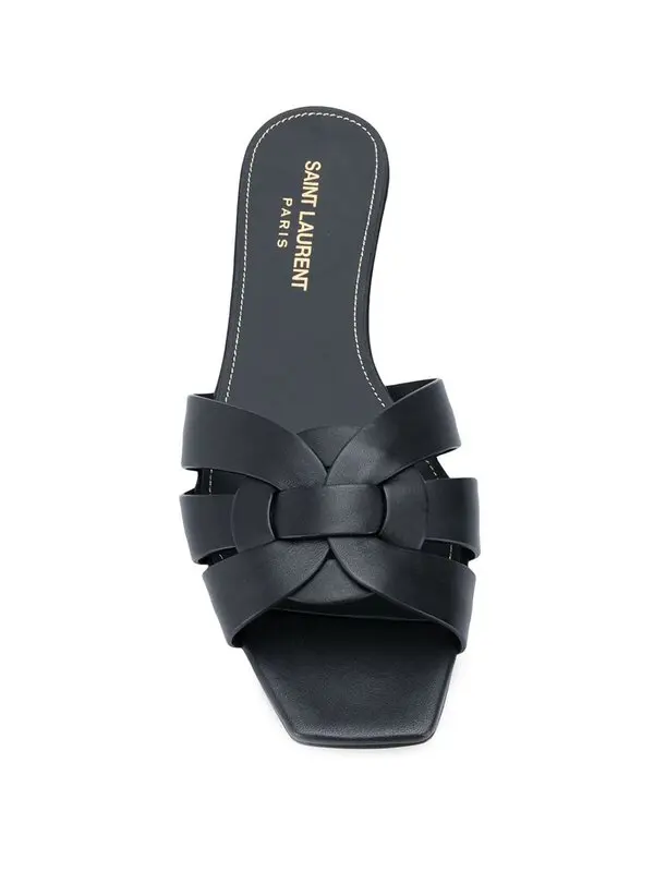Saint Laurent Tribute Nu Pieds Leather Sandals - Multicolor