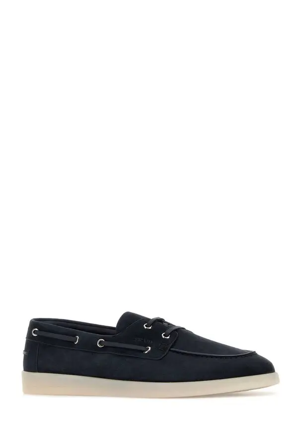 Prada Suede Loafers - Blue