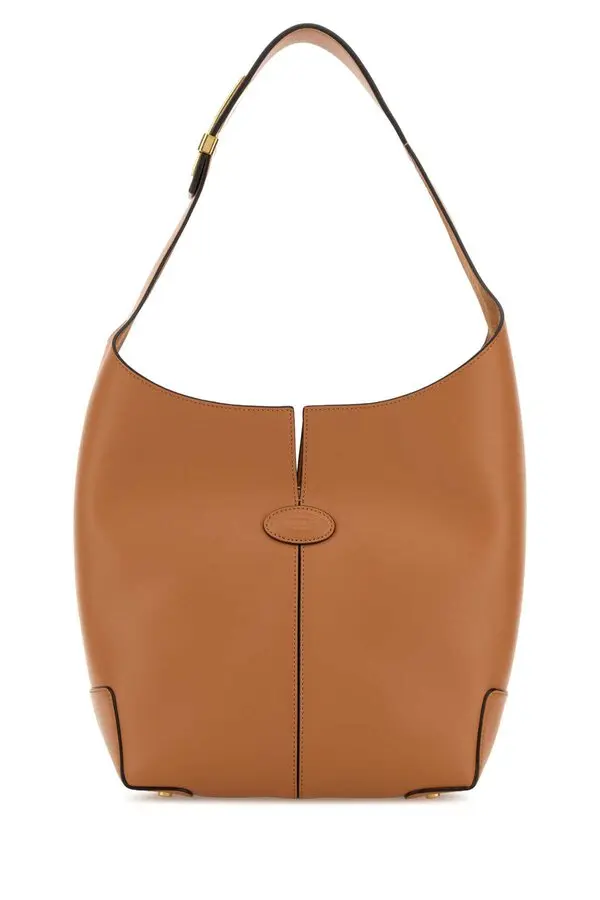 TOD'S Leather Bucket Bag - Orange