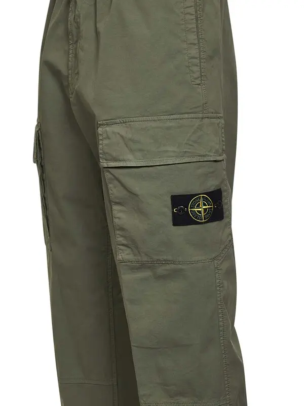 Stone Island Stretch Twill Cargo Trousers