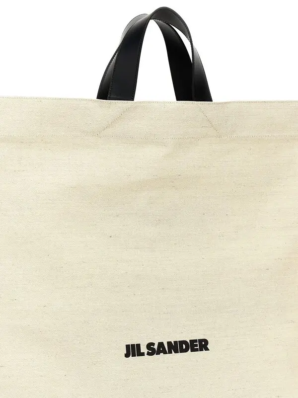 JIL SANDER Border Book Tote Square Shopping Bag