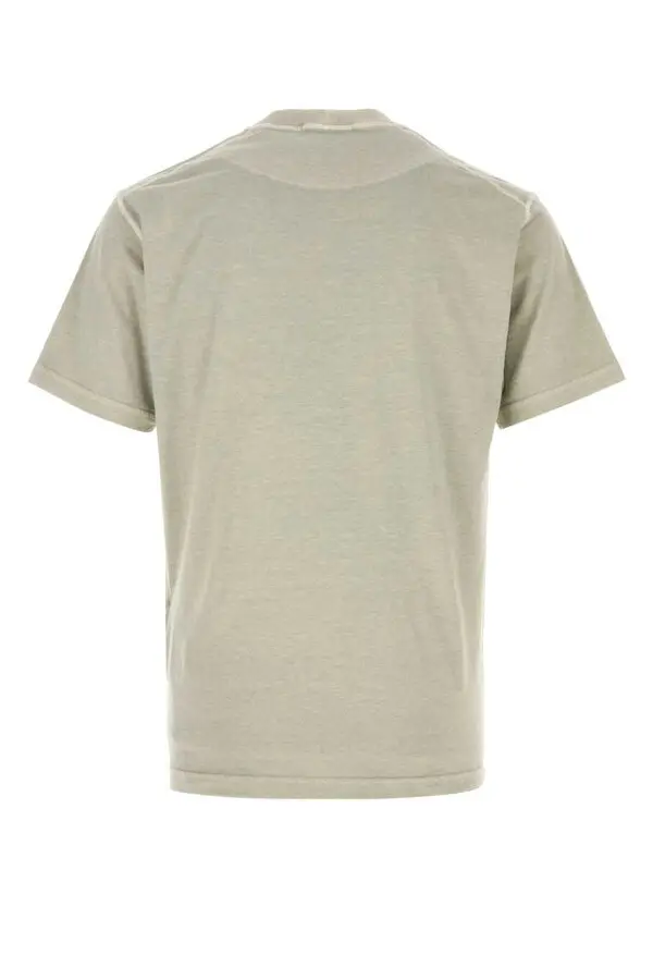 Stone Island Dove Grey Cotton T-shirt