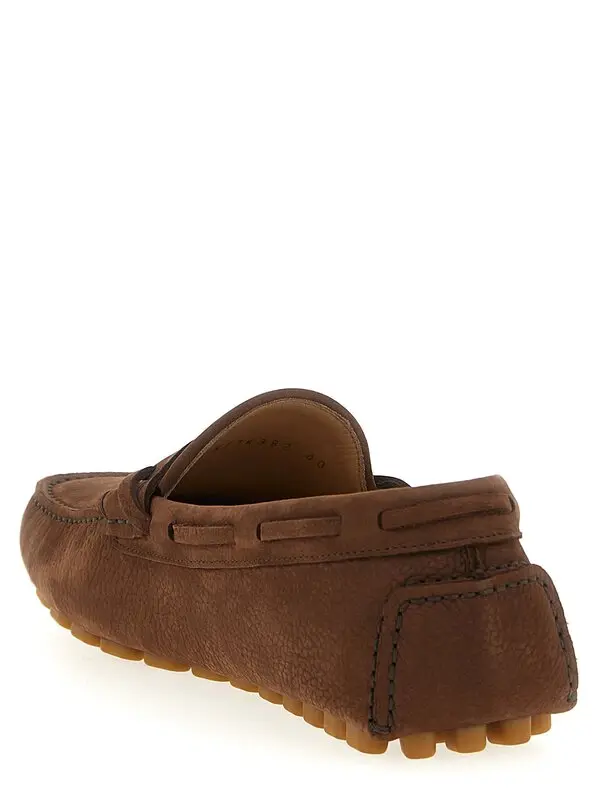 Valentino Garavani Driver Fastaway Loafers - Brown