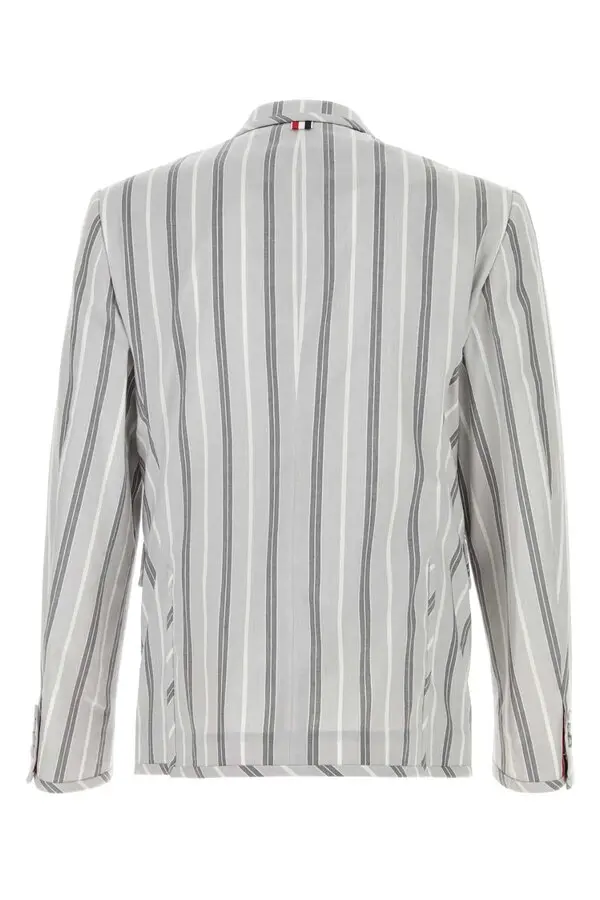 Thom Browne Embroidered Cotton Blazer - Multicolor