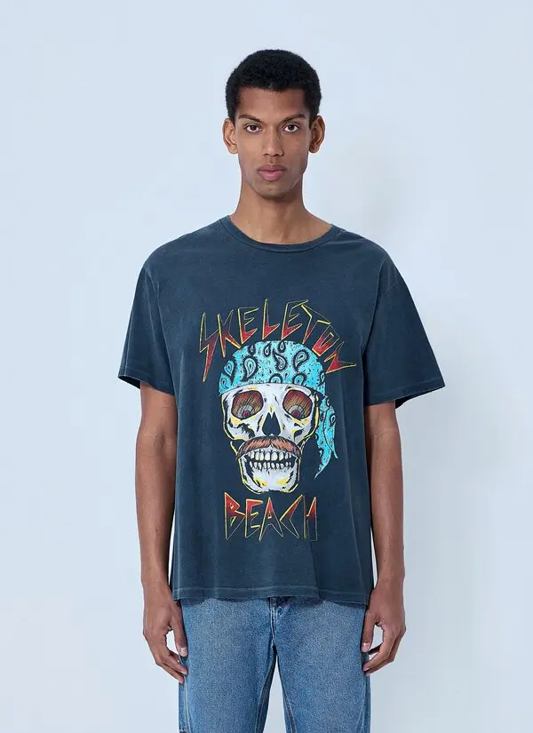 GALLERY DEPT. Graphic Skull T-shirt - Gray