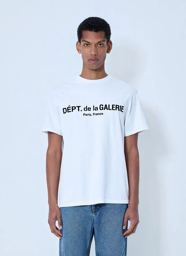 GALLERY DEPT. Cotton Jersey Logo T-shirt - White