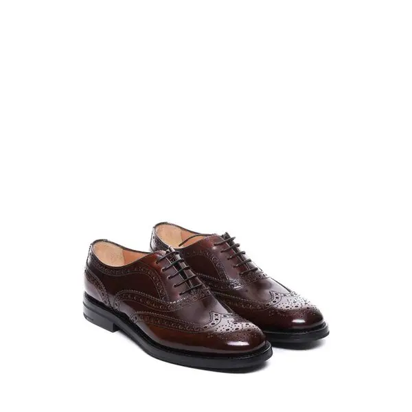 Church's Classic Lace-up Leather Wingtip Derbies