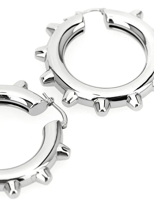 JIL SANDER 731 Hoop Earrings In Brass