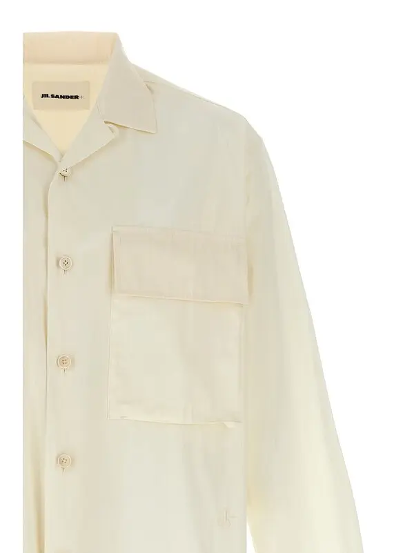 JIL SANDER Logo Embroidery Shirt