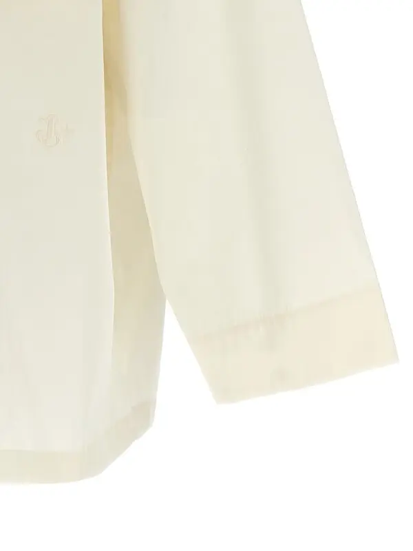 JIL SANDER Logo Embroidery Shirt