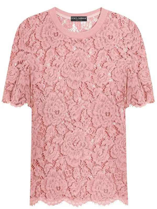 Dolce & Gabbana Lace Top - Multicolor