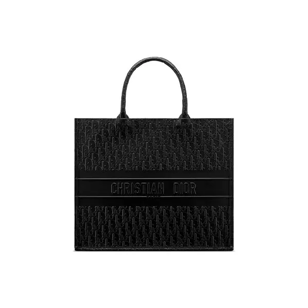 Dior Oblique Leather Tote Bag
