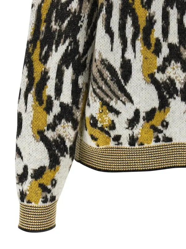 Missoni Animalier Jacquard Alpaca Blend Sweater