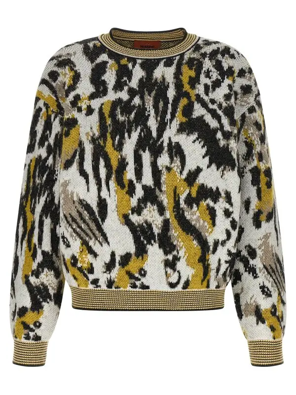 Missoni Animalier Jacquard Alpaca Blend Sweater - Multicolor