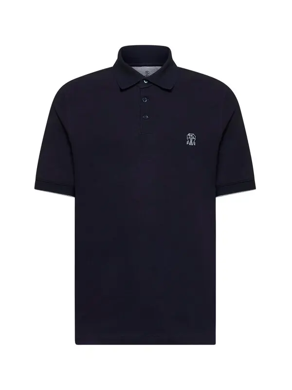 Brunello Cucinelli Cotton Piqué Polo Shirt