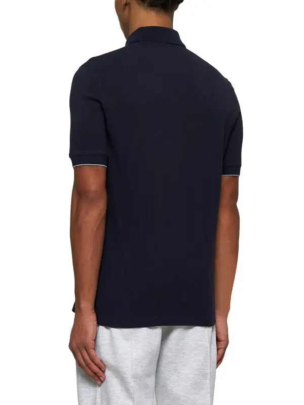 Brunello Cucinelli Cotton Piqué Polo Shirt