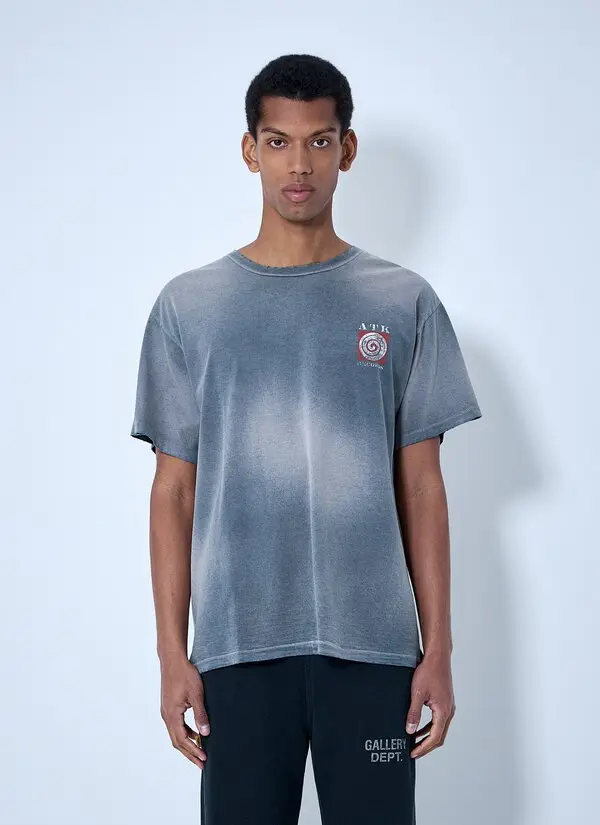 GALLERY DEPT. Crewneck Distressed T-shirt - Gray
