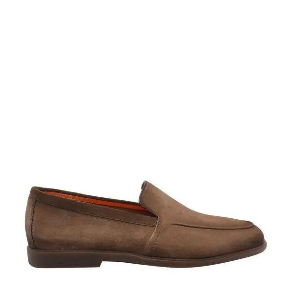 Santoni Malibu Suede Loafers - Brown
