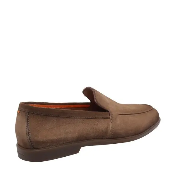 Santoni Malibu Suede Loafers - Brown