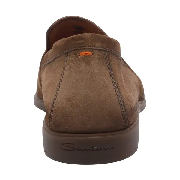 Santoni Malibu Suede Loafers - Brown