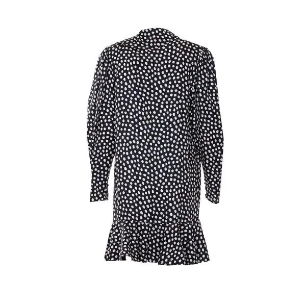 Chloé Silk Jacquard Long Sleeve Mini Dress
