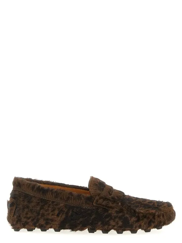 TOD'S Gommino Macro Loafers - Brown