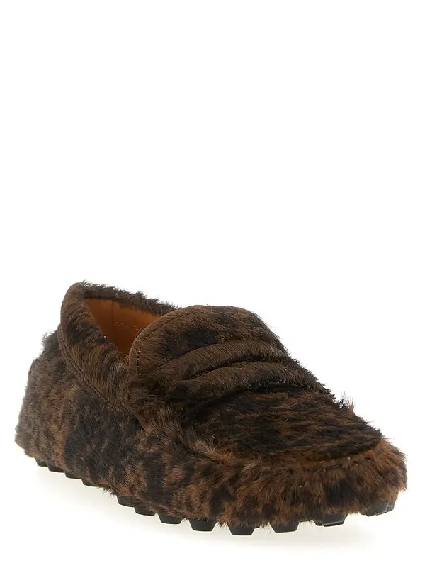 TOD'S Gommino Macro Loafers - Brown
