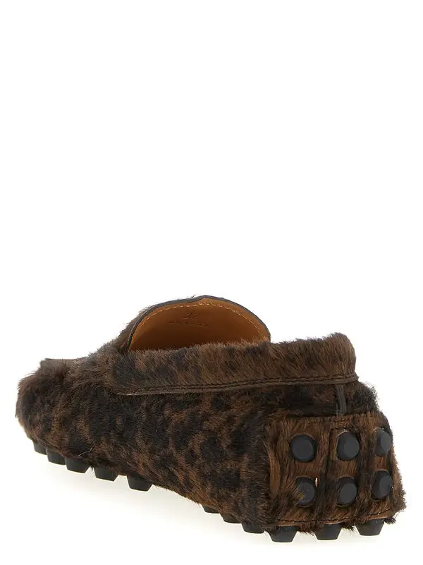 TOD'S Gommino Macro Loafers - Brown