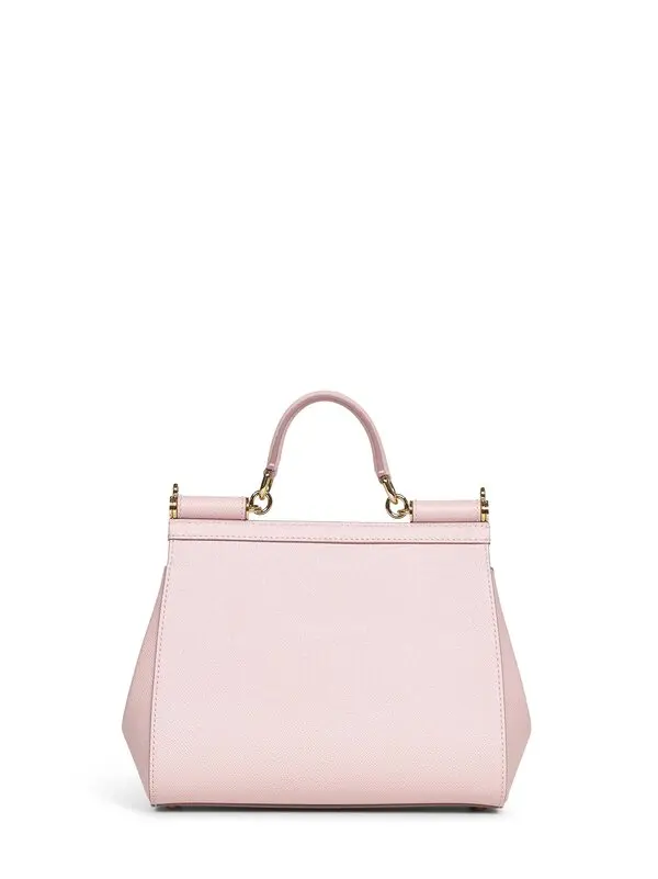 Dolce & Gabbana Pink Dauphine Leather Sicily Handbag