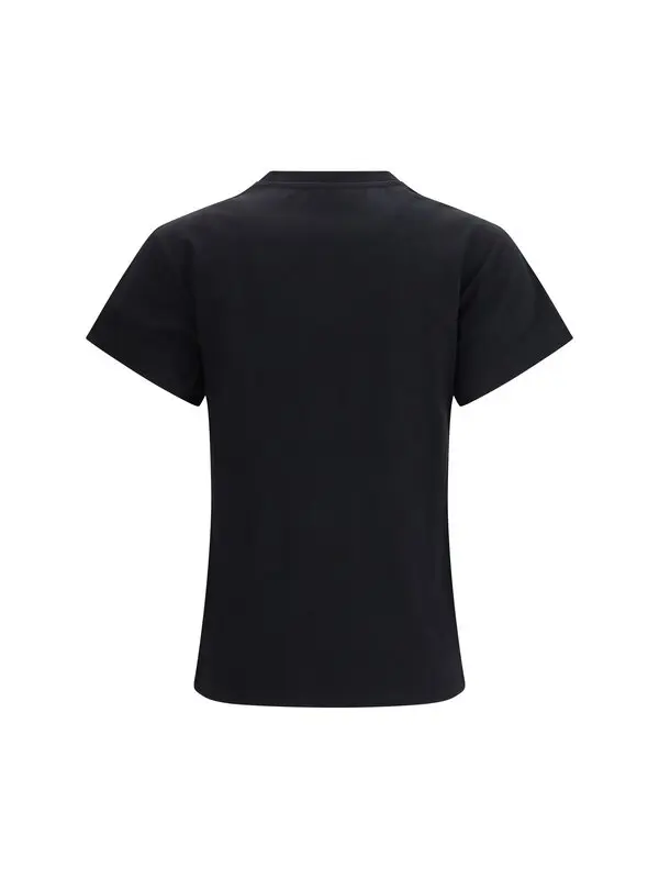 PARAJUMPERS Sabella Cotton T-shirt With Appliqu - Black