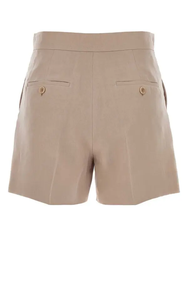 Max Mara Antiqued Silk Shorts