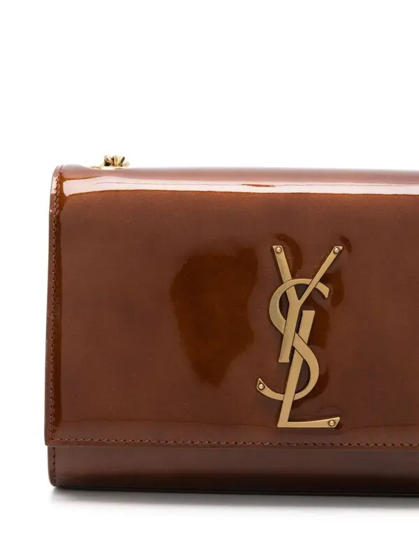 Saint Laurent Kate Patent Leather Crossbody Bag - Multicolor