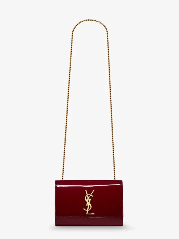 Saint Laurent Kate Patent Leather Crossbody Bag - Multicolor
