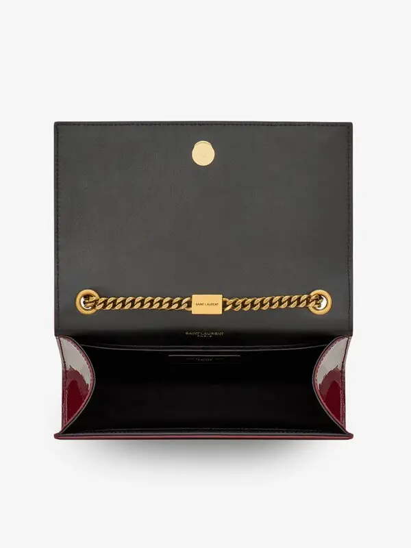 Saint Laurent Kate Patent Leather Crossbody Bag - Multicolor