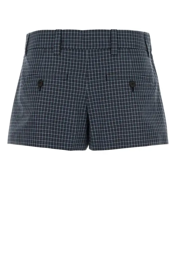 Miu Miu Embroidered Nylon Blend Pant-skirt