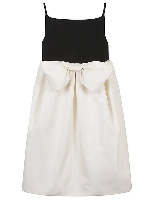 Celine Wool Mini Dress With Bow Detail