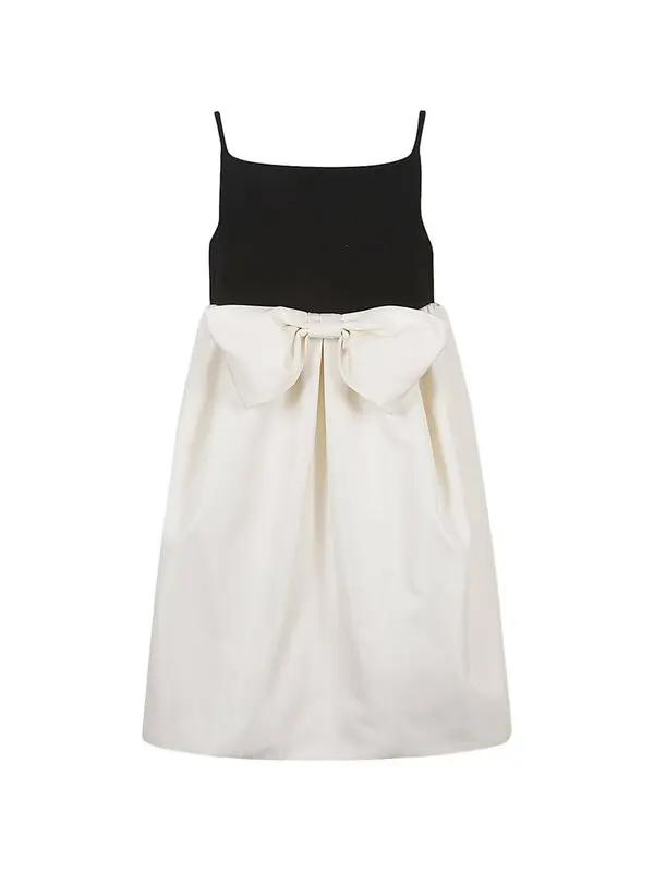 Celine Wool Mini Dress With Bow Detail