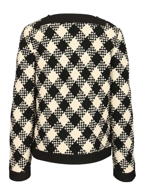 Valentino Garavani Checked Bouclé Tweed Jacket